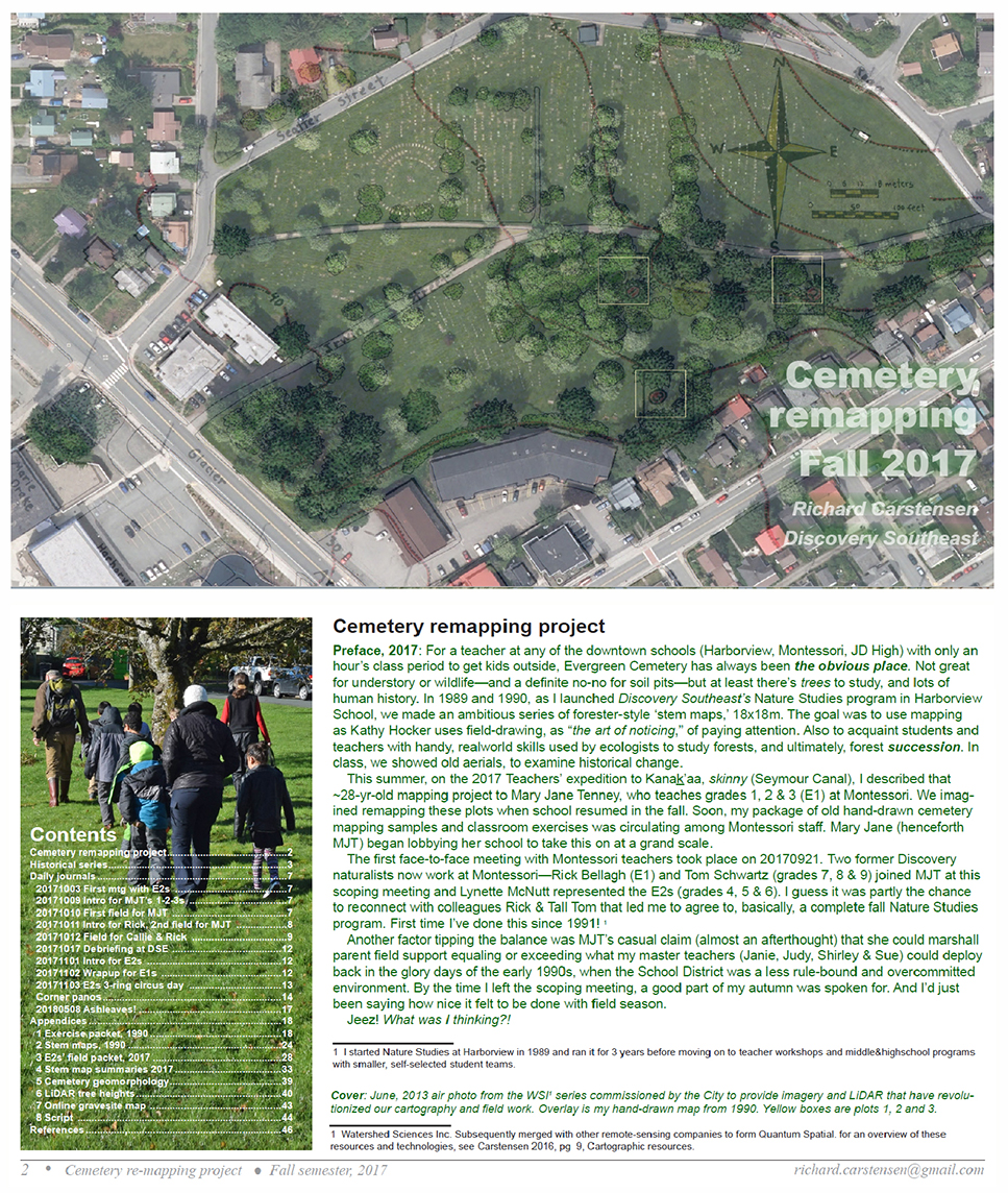 Cemetery mapping, 1990-2017 | JuneauNature
